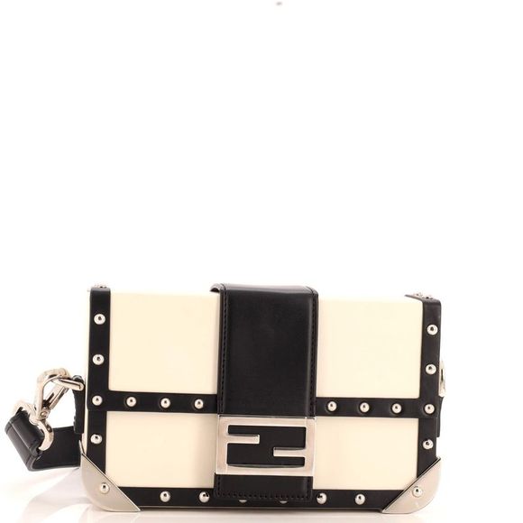 Fendi | Bags | Fendi Baguette Trunk Bag Leather Mini Neutral | Poshmark